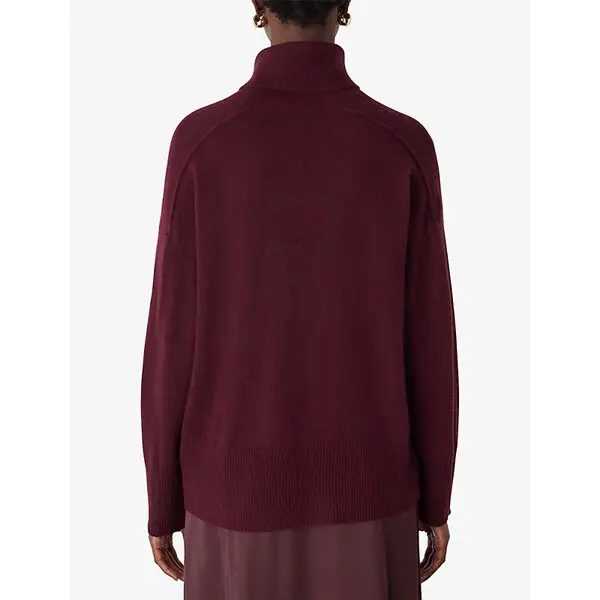 Whistles Knitted Cashmere Turtleneck Jumper