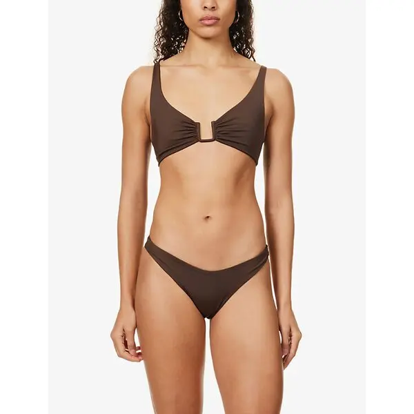 AWAY THAT DAY Palma Bikini Top - Espresso