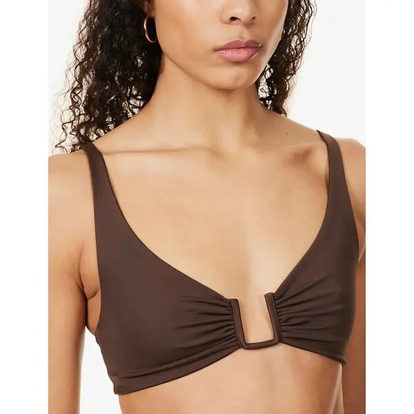 AWAY THAT DAY Palma Bikini Top - Espresso