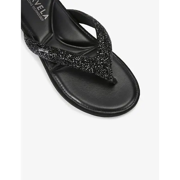 Carvela Riviera Embellished Sandals - Black
