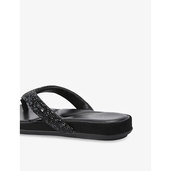 Carvela Riviera Embellished Sandals - Black