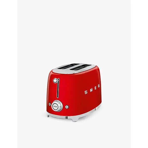 SMEG Logo-plaque Two-slice Stainless-steel Toaster