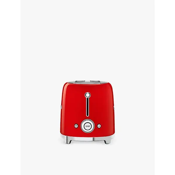 SMEG Logo-plaque Two-slice Stainless-steel Toaster