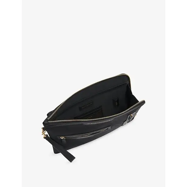 ANYA HINDMARCH Woven Essentials Pouch With Leather Trims