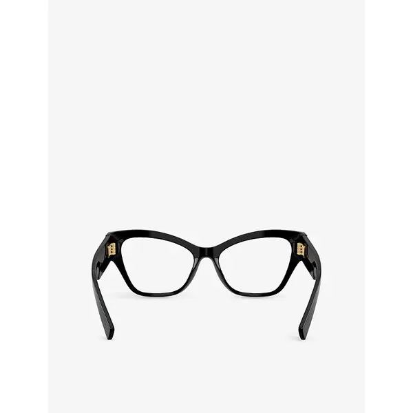 Dolce & Gabbana Irregular Frame Optical Glasses - Black