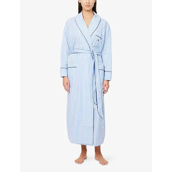 Polo Ralph Lauren Heritage Stripe Cotton Robe