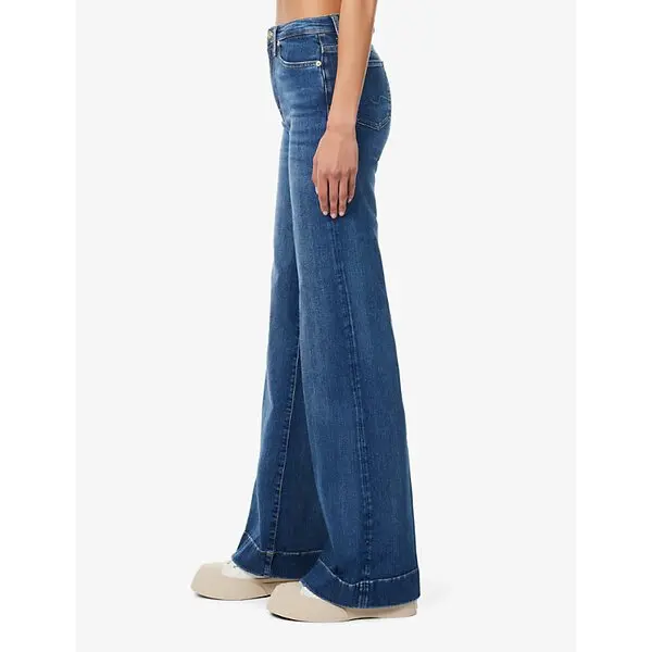 7 For All Mankind High-rise Flared Stretch-denim Jeans