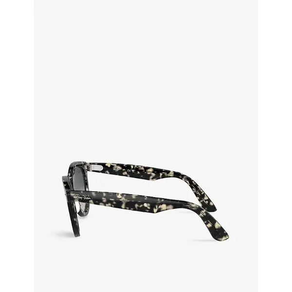 Ray-ban Rb2241 Wayfarer Way Round-frame Propionate Sunglasses - Grey