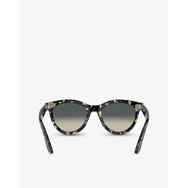 Ray-ban Rb2241 Wayfarer Way Round-frame Propionate Sunglasses - Grey