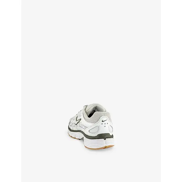 Nike P-6000 Leather And Mesh Trainers - Light Bone Sail Phantom