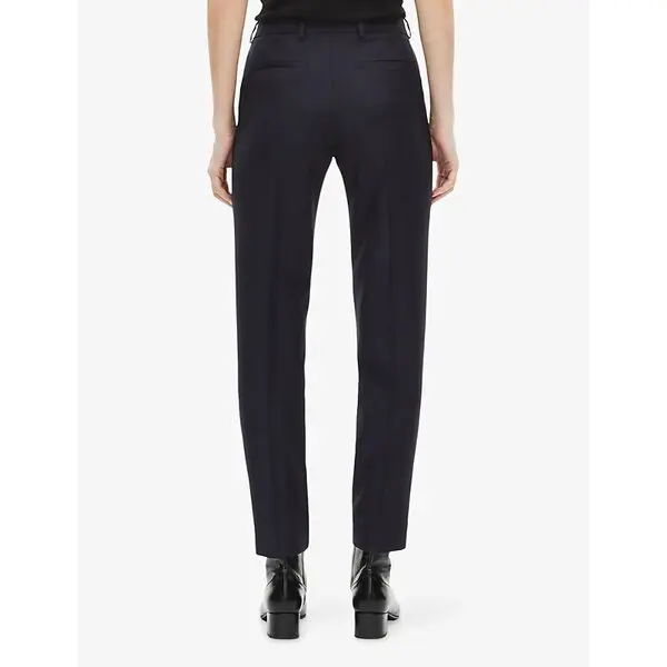 The Kooples Tailored Slim-fit Mid-rise Wool Trousers