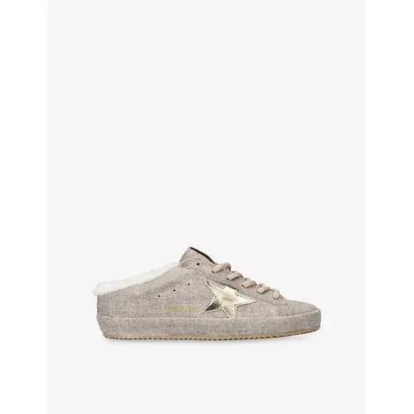 GOLDEN GOOSE Superstar Sabot Wool Blend Sabots