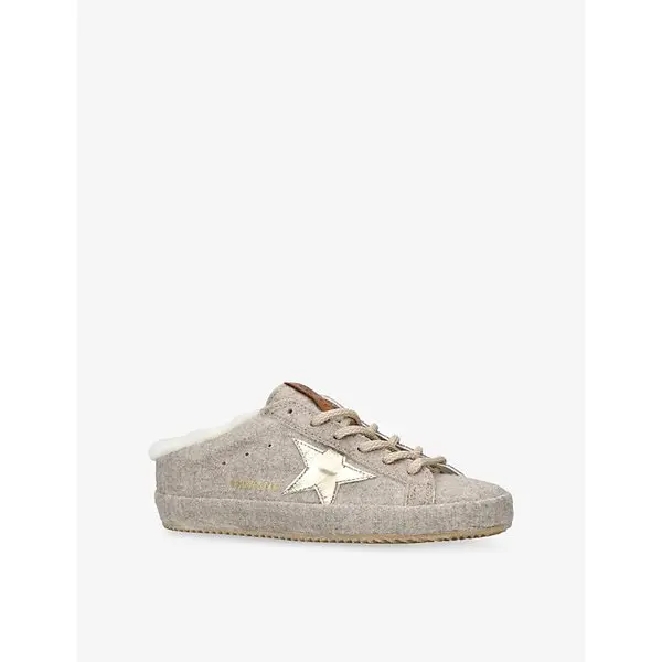 GOLDEN GOOSE Superstar Sabot Wool Blend Sabots