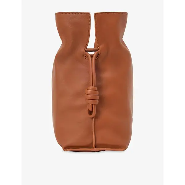 Loewe Flamenco Large Leather Clutch Bag