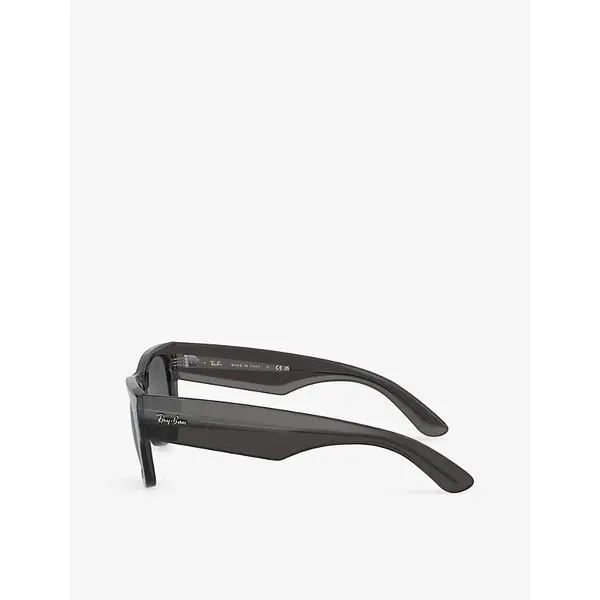 Ray-ban Mega Wayfarer Square-frame Sunglasses - Black