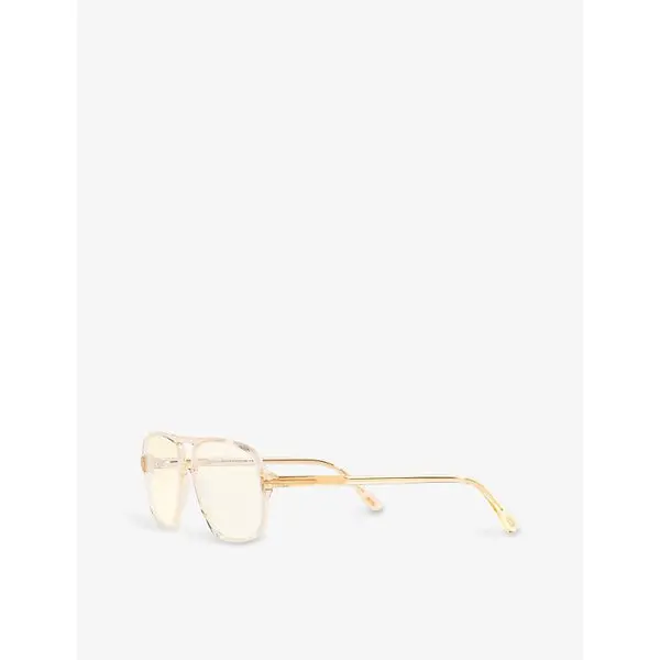 TOM FORD Ft5737 Aviator Acetate Sunglasses