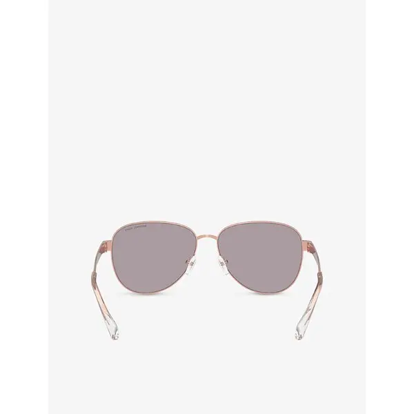 Michael Kors Biarritz Pilot-frame Metal Sunglasses