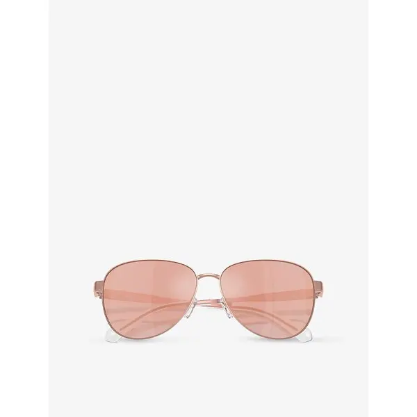 Michael Kors Biarritz Pilot-frame Metal Sunglasses
