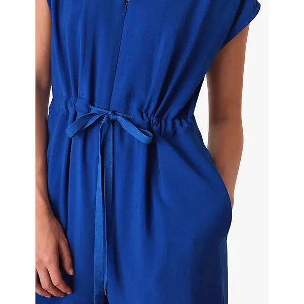 Whistles Drawstring Waist Wide-leg Woven Jumpsuit