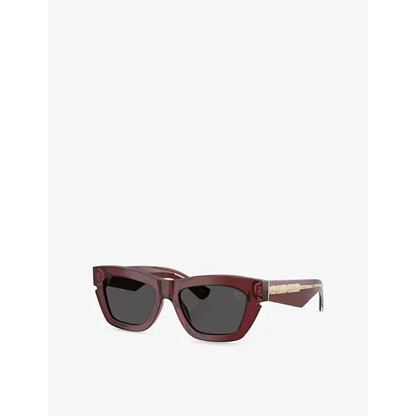Burberry Cat-eye Acetate Sunglasses - Red