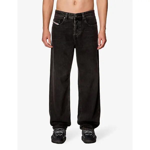 DIESEL® 001 D-macro Straight-leg Denim Jeans
