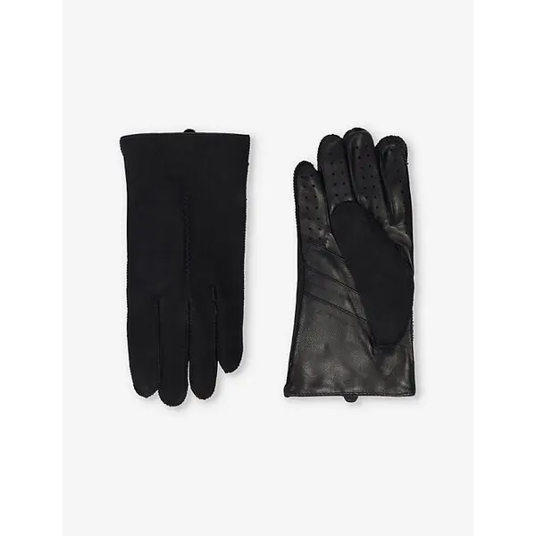DENTS Touchscreen Suede Gloves - Black