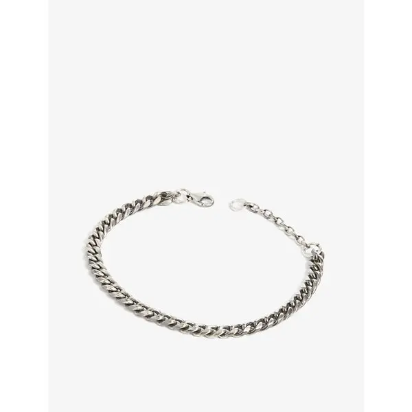 SERGE DENIMES Scale Sterling Chain Bracelet