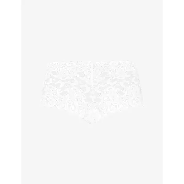 Hanro Moments Stretch-lace Maxi Briefs - White
