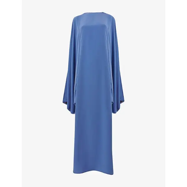 LEEM Split-sleeve Woven Kaftan - Blue