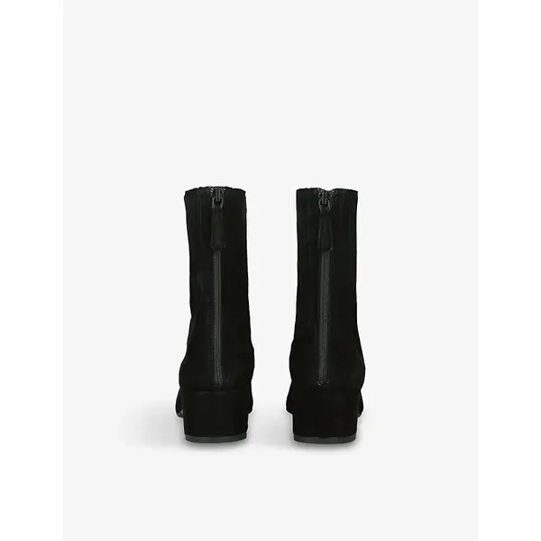 AQUAZZURA Saint Honoré 35 Suede Combat Boots