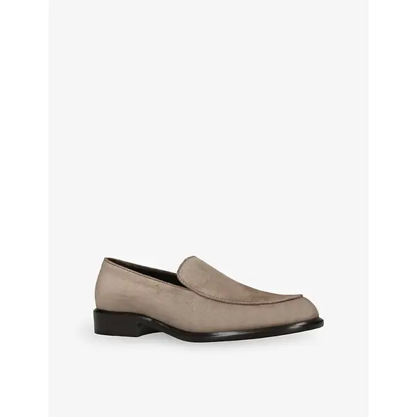 Khaite Suede Loafers - Grey