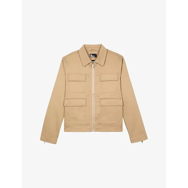 The Kooples Four-pocket Stretch-cotton Jacket