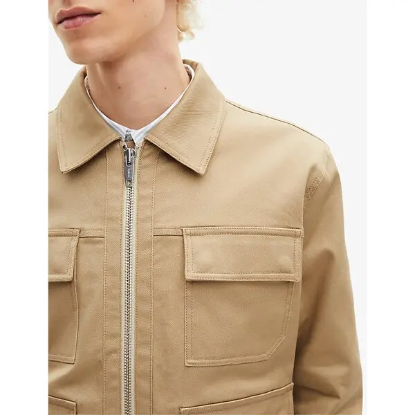 The Kooples Four-pocket Stretch-cotton Jacket