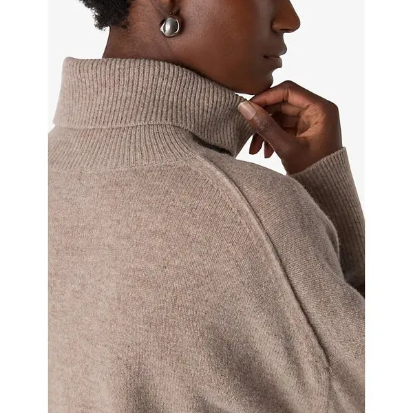 Whistles Relaxed-fit Roll-neck Wool Jumper