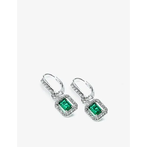 CARAT* LONDON Moxie Sterling And Cubic Zirconia Dangle Earrings - Silver