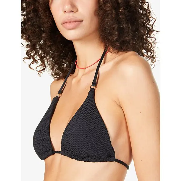 Seafolly Textured Triangle Bikini Top
