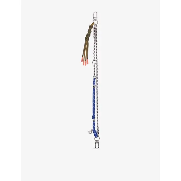 Maje Chain Cord Bag Charm - Multi-coloured