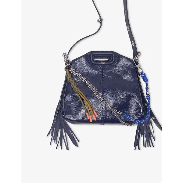 Maje Chain Cord Bag Charm - Multi-coloured