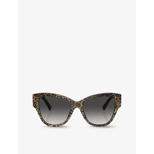 Dolce & Gabbana Butterfly Frame Acetate Sunglasses - Multi-coloured