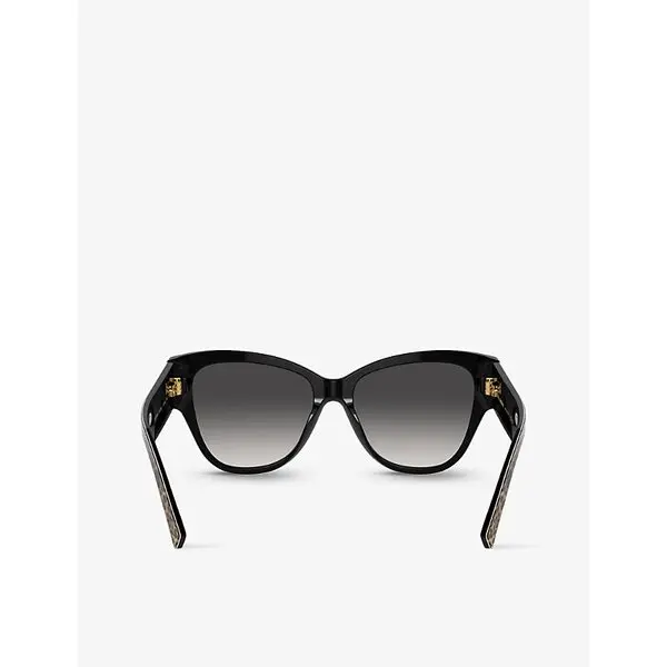 Dolce & Gabbana Butterfly Frame Acetate Sunglasses