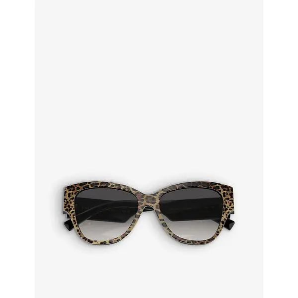 Dolce & Gabbana Butterfly Frame Acetate Sunglasses