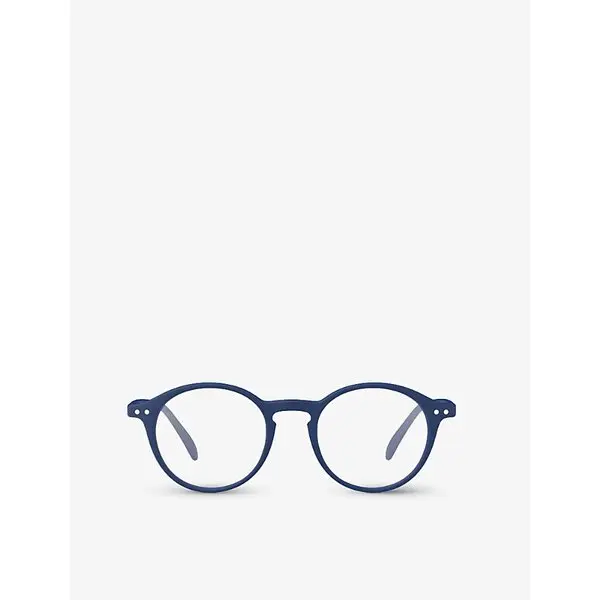 IZIPIZI D Round-framed Reading Glasses - Navy