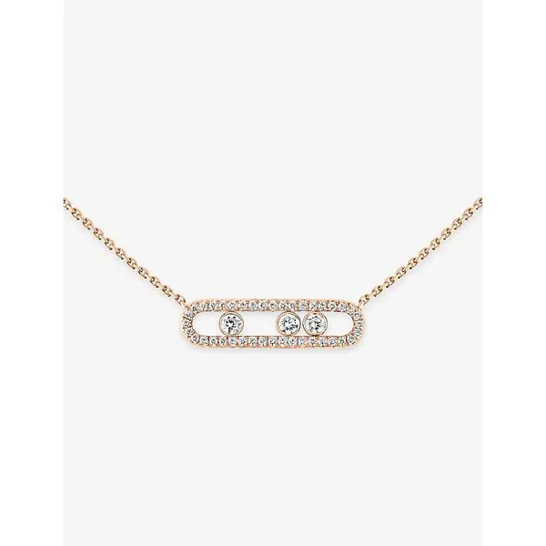 Messika Baby Move Pavé 18ct Gold And Diamond Necklace
