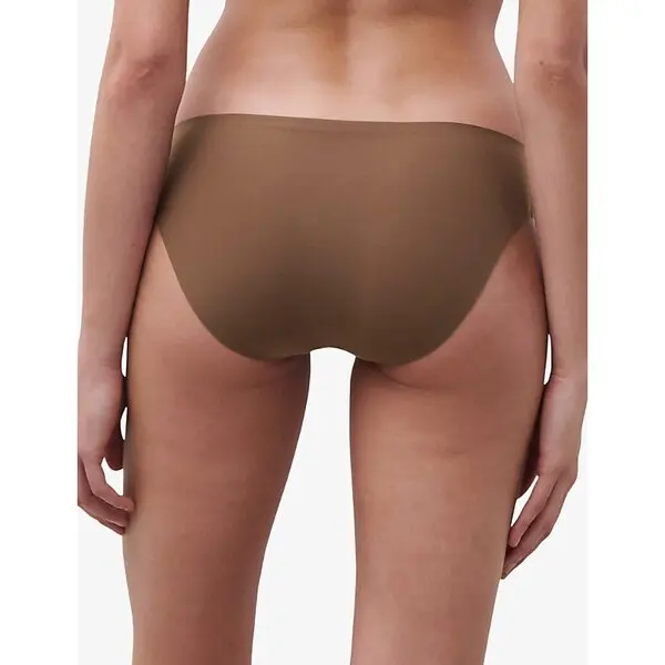 Chantelle Soft Stretch Seamless One-size Brazilian Briefs - Cocoa