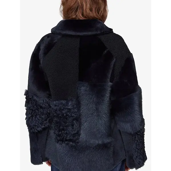 Whistles Relaxed-fit Shearling Coat