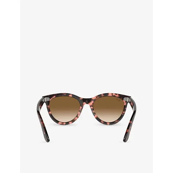 Ray-ban Rb2241 Wayfarer Round Frame Propionate Sunglasses - Multi-coloured