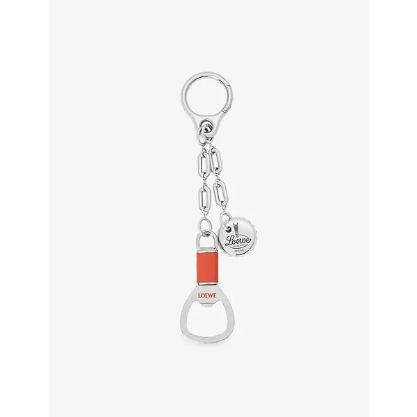 Loewe Branded Stainless-steel Bottle Opener Charm - Silver