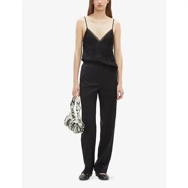 The Kooples Drawstring-waist Wool Trousers
