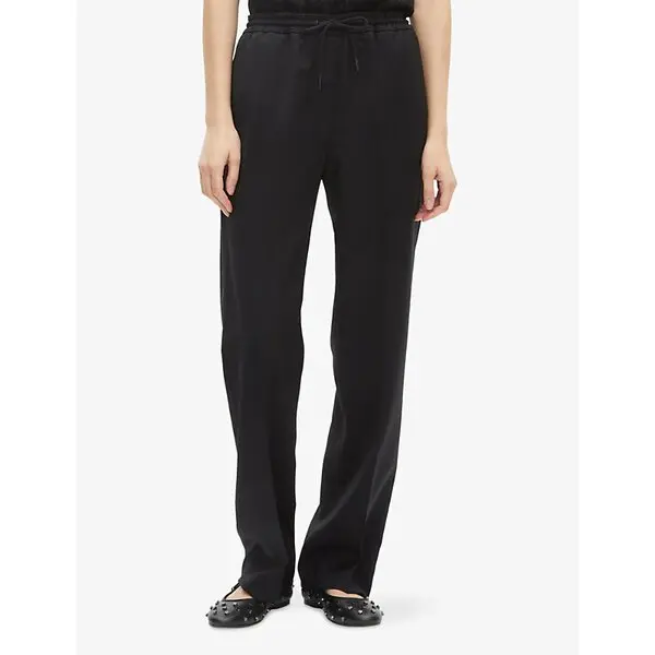 The Kooples Drawstring-waist Wool Trousers