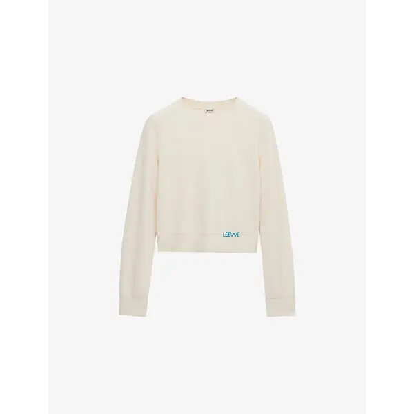 Loewe Embroidered Wool Knitted Jumper